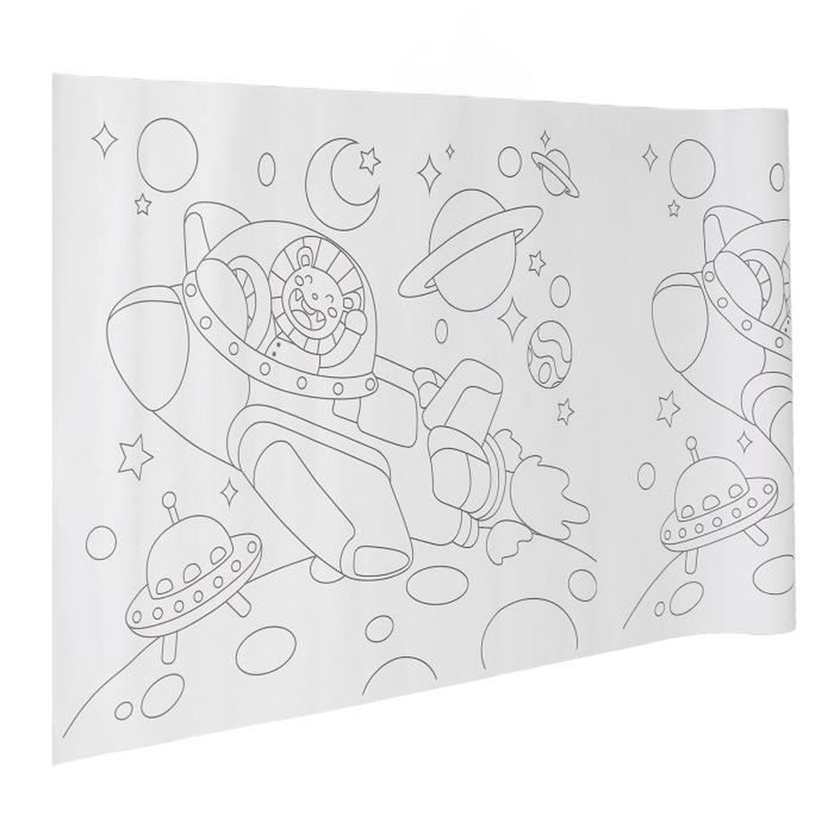 Fdit grande affiche à colorier Jumbo Coloriage Poster 13.1ft Planet ...