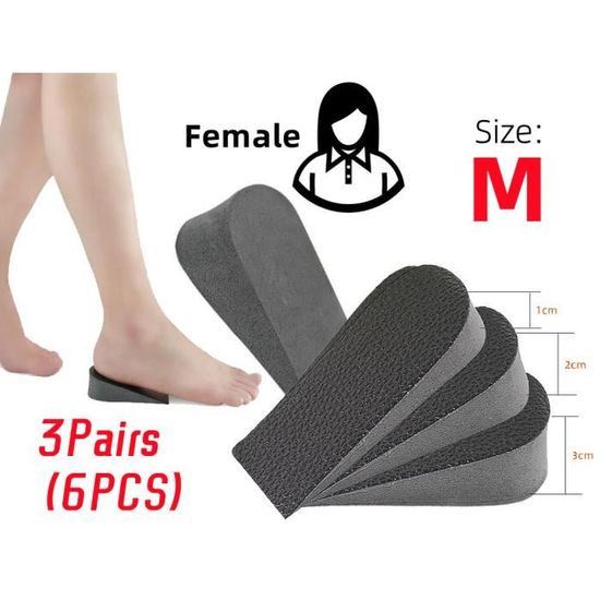 Talonnette,Semelles Orthopédiques,Protège Talons en Cuir,Hauteur ...
