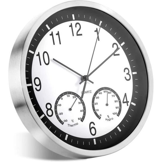 Pendule Murale - Limics24 - 12 Pouces Horloges Murales Silencieuse ...