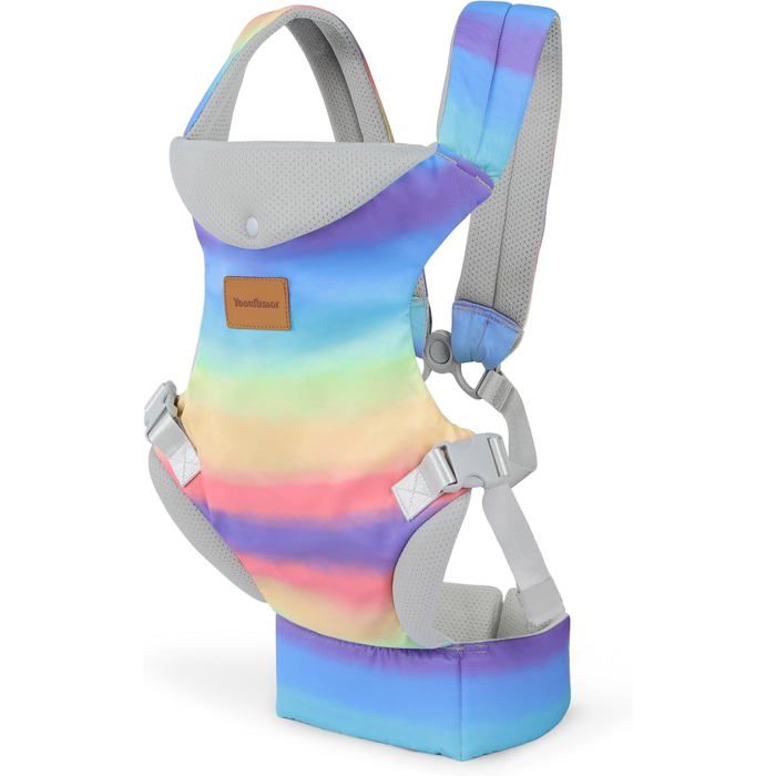 TRAHOO-Porte-Bébé,Ergonomique, Confortable et léger, Adapté aux Bébés de 3 à 30 kg,Réglable ...