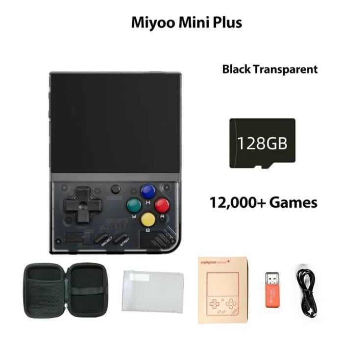 Noir 128g - Ata Yoo Mini Plus-Console de jeu avec écran de 3.5 pouces ...