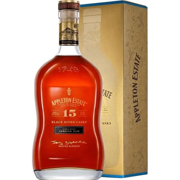 Appleton Estate - 15 ans - Black River Casks - Rhum - 43,0% Vol. - 70cl ...