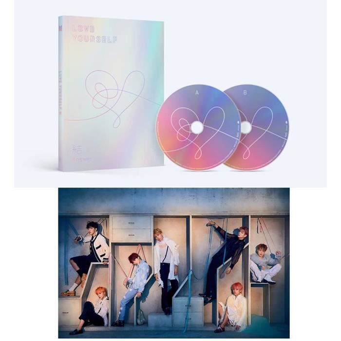 BTS Love Yourself Answer Album [E Version] CD+Poster+Photobook ...