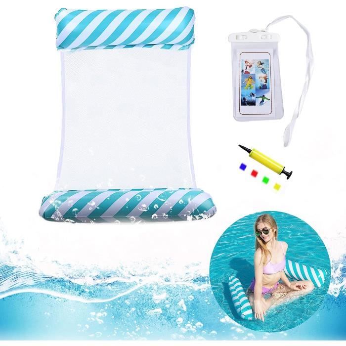 Hamac Gonflable,Matelas Piscine Gonflable,Flottant Polyvalent Hamac de ...