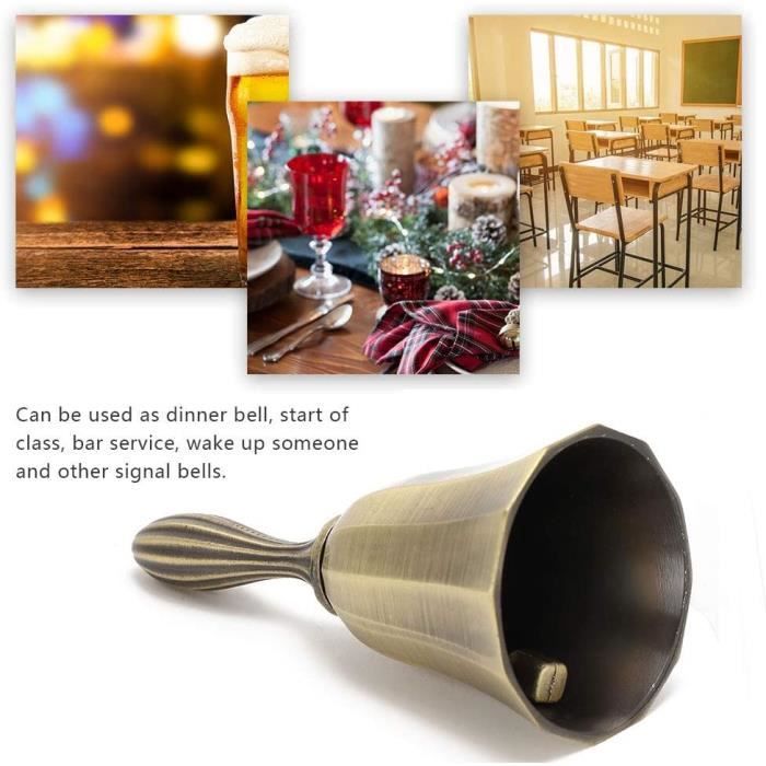 Cloche cloche de rappel cratif sonnette de bar pour le service du dner ...