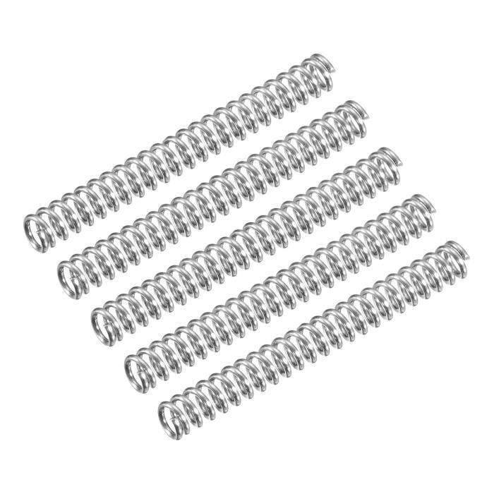 Compression Ressort, 5Pcs 304 Inox Acier, 3Mm Od, 0.5Mm Fil Taille ...