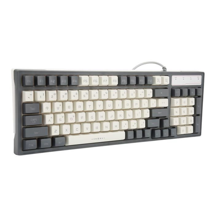 Clavier À 96 Touches Clavier De Jeu Rétroéclairé Par Led Rvb À 96 ...