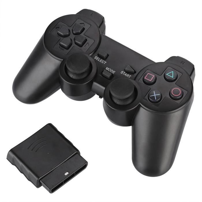 Duokon Manette sans Fil pour PS2 2.4GHz 8M Contrôleur de Jeu Manette ...