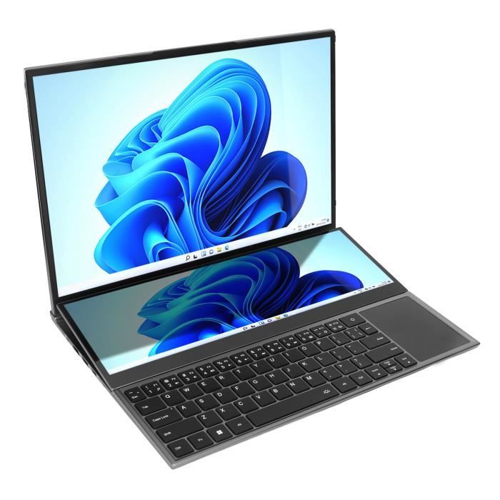 YID Ordinateur portable à double écran de 16 pouces cran Tactile pour ...