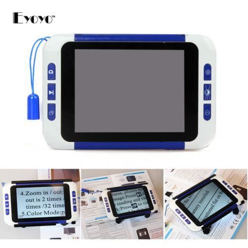Eyoyo 3,5 pouces Loupe électronique portable lecture aide électronique ...