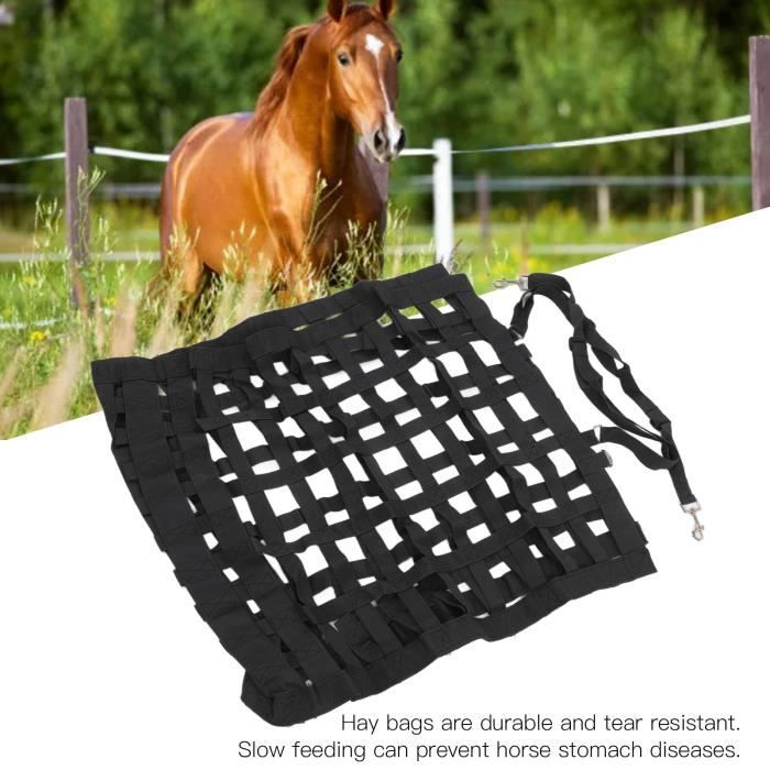 Fafeicy Filets d'herbe pour chevaux Sac à foin pour chevaux Multi ...