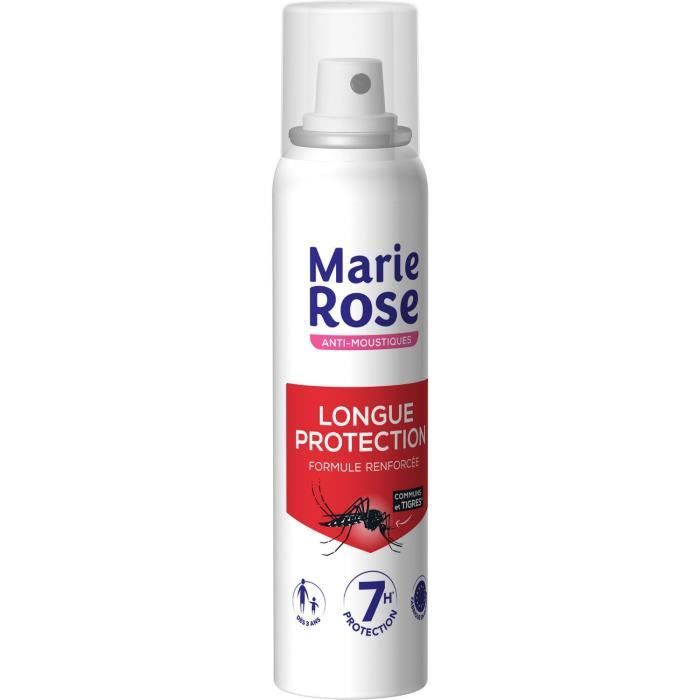 LOT DE 4 - MARIE ROSE - Protection anti-moustiques 7 h - spray de 100 ...