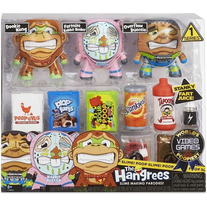 The hangrees Slime Making Parodie Série 1 figurines jeux video ...