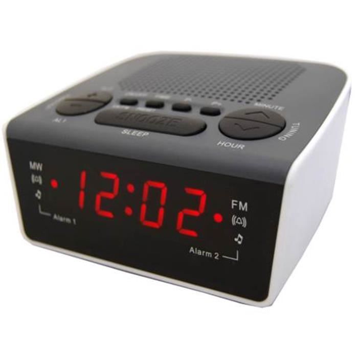 MPMAN FRA 105 Radio Réveil - Cdiscount TV Son Photo