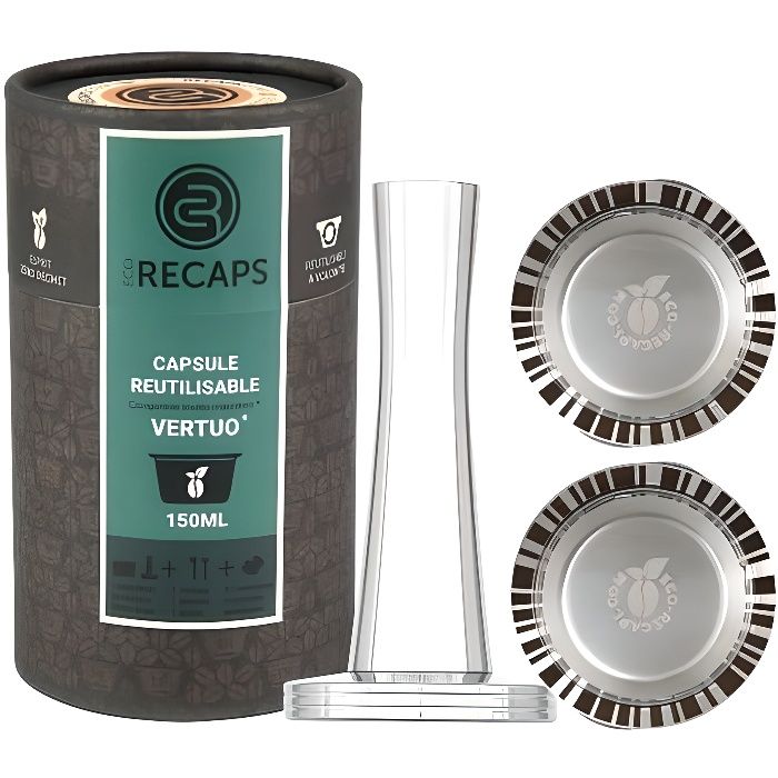 Capsule à café réutilisable VERTUO lot de 2 capsule à café de qualité ...
