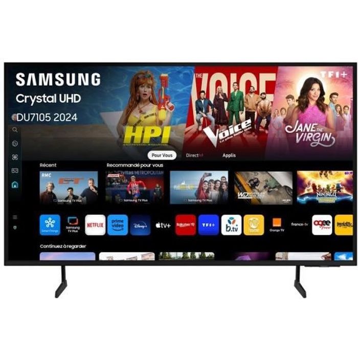 Samsung 75DU7105 - TV LED 75" (190 cm) - 4K UHD 3840x2160 - HDR - Smart ...
