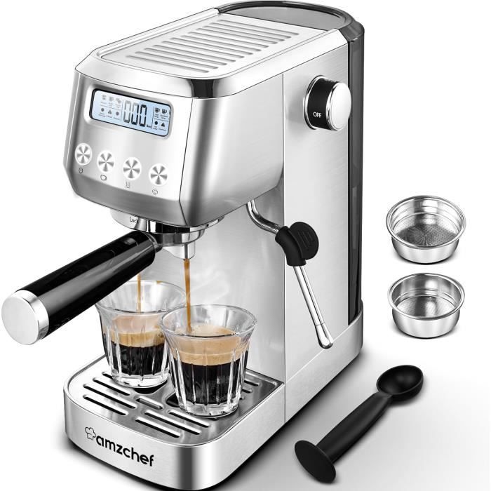 Machine À Café Expresso Avec Mousseur Vapeur À Lait | Machine A Cafe ...