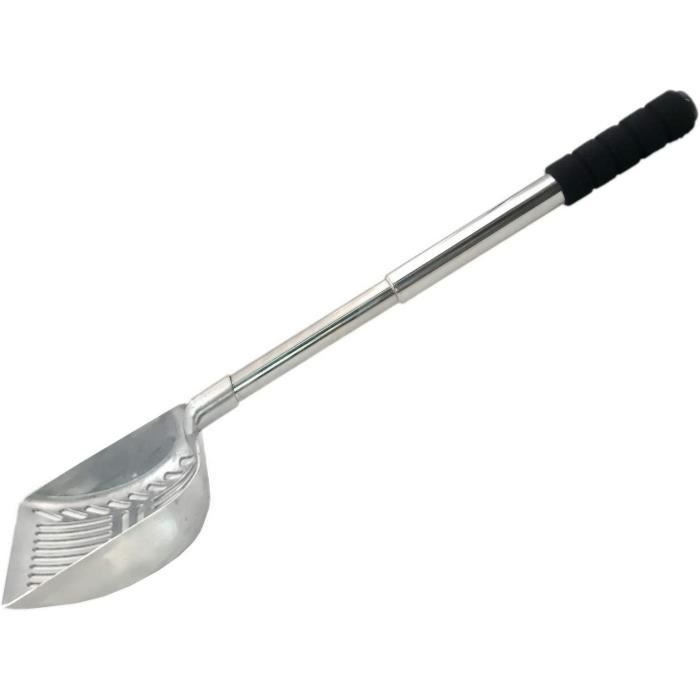 JZK Pelle à litière extensible en acier inoxydable avec pelle profonde ...