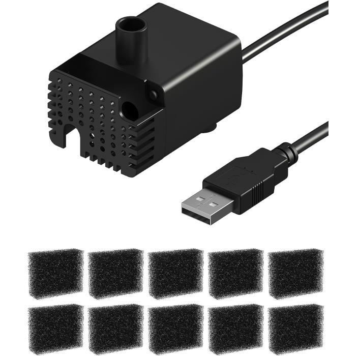 Pompe De Fontaine À Eau Cat Pour Wdq1-Wdq3, Pompe De Fontaine Pour Chat Ultra Silencieuse, Avec ...