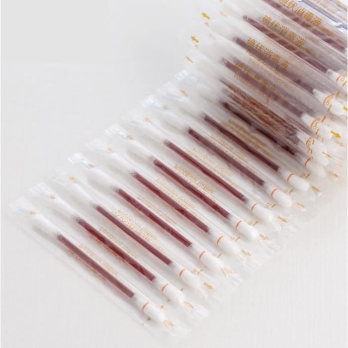 COTON-TIGE - CURE-OREILLE,50 pcs--Coton tige jetable à base'alcool ...