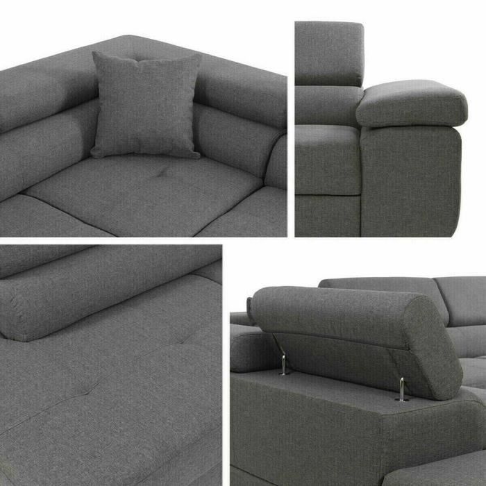Canapé - Canapé d'angle Comfivo 298 491817 - Poso 135 - 274x70x203cm ...