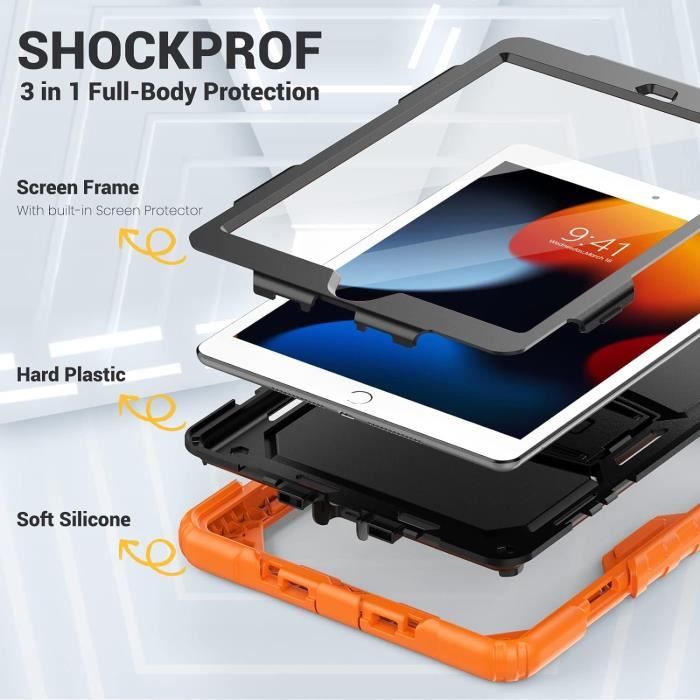 Étui Pour Ipad 9e 8e 7e Génération Étui Pour Ipad 10 2 2021 2020 2019