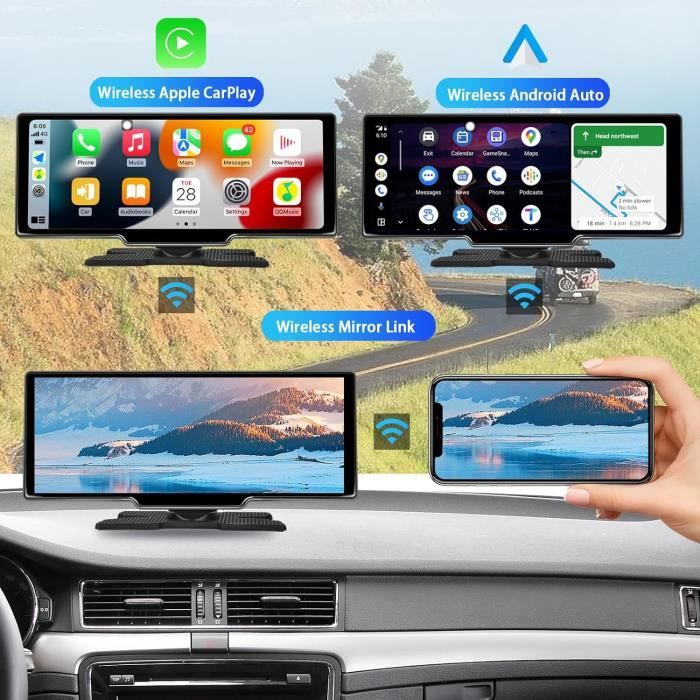 Android Écran Carplay Voiture Android Auto Sans Fil Moniteur 2G 32G Gps ...