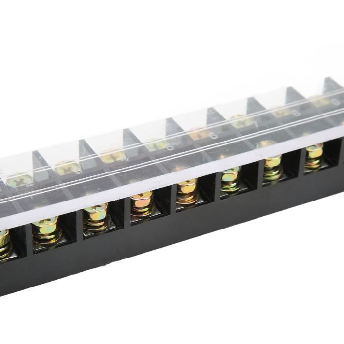 VBESTLIFE Borniers Barrière Bornier 60A 600V grand courant, câblage ...