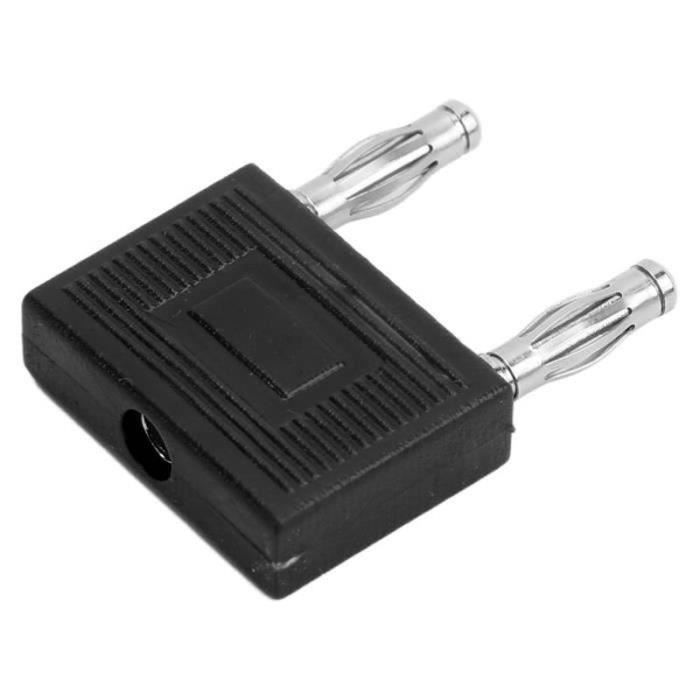VERYNICE-Connecteur double fiche banane 5PCS Double Rangée Fiche Banane ...