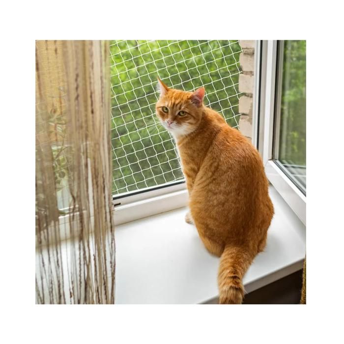 Filet de protection pour chat en fibre de polyester, pour balcon, peut ...