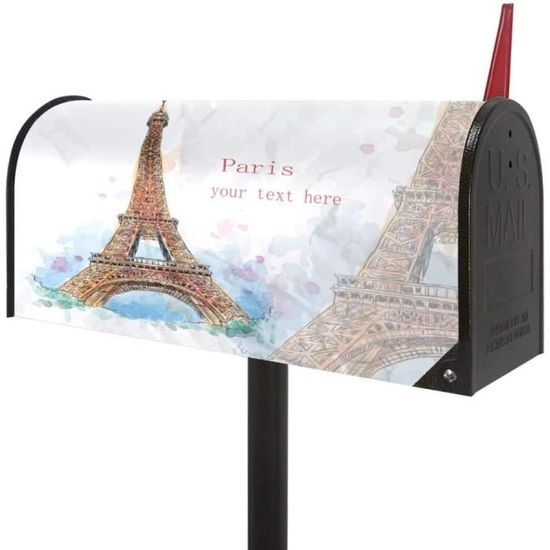 Geroba Pakun Boîte Aux Lettres Pour Colis Acier Corten Rouille | Hubo