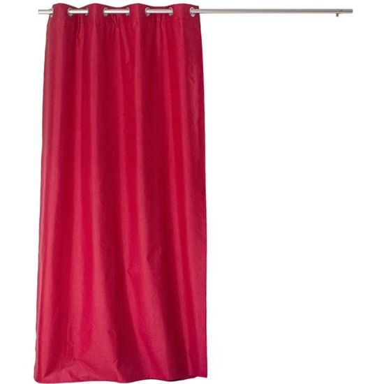 Rideau occultant thermique HUSKY 140 x 240 cm coloris ROUGE VIF ...