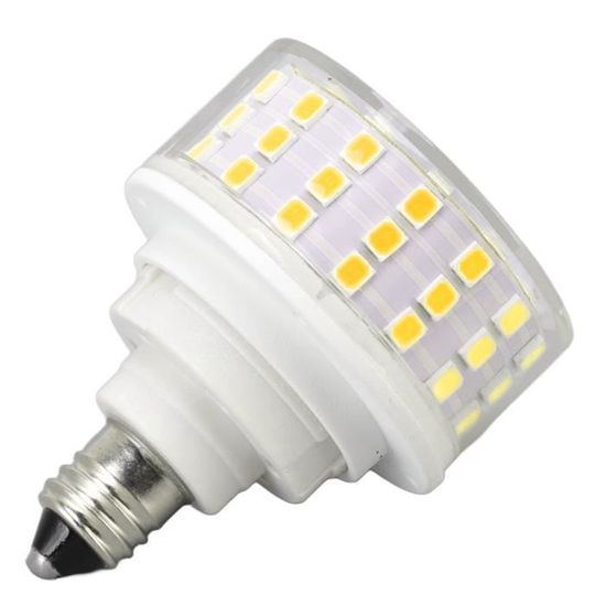 TMISHION Lampe à LED E11 Lampe LED ABS 10W 1000LM Lampe de maïs sans scintillement pour lampe de ...