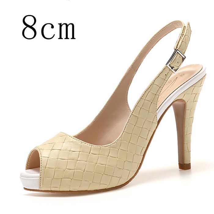 Escarpins Peep Parker à talons hauts pour femmes,chaussures à ...