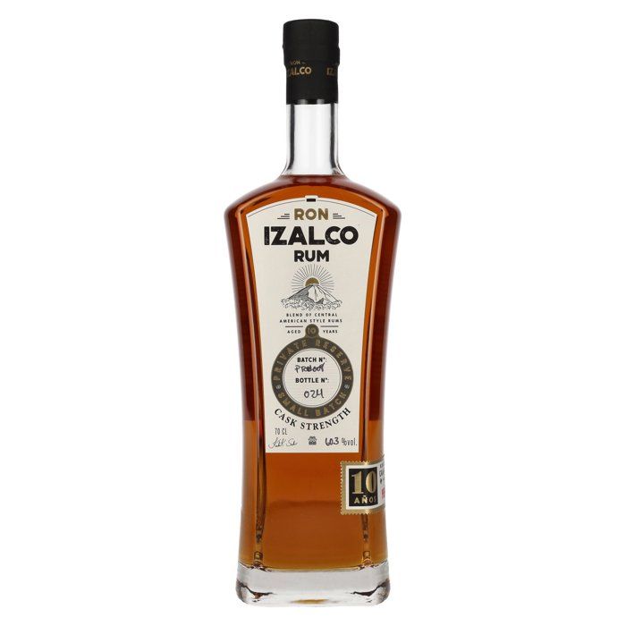 Ron Izalco Gran Reserva 10 Años Rum CASK STRENGTH 60,3% Vol. 0,7l - La ...