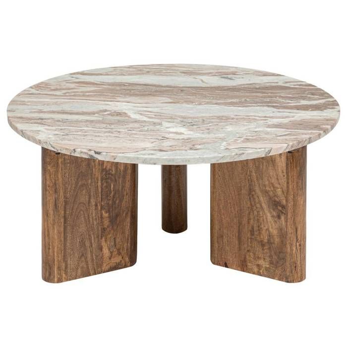Table basse "Coppa" manguier D91cm - Atmosphera createur d'interieur ...