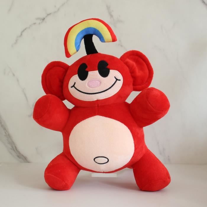 Peluche poupée Rainbow Monkey rouge singe 30cm pour enfant - Marque ...
