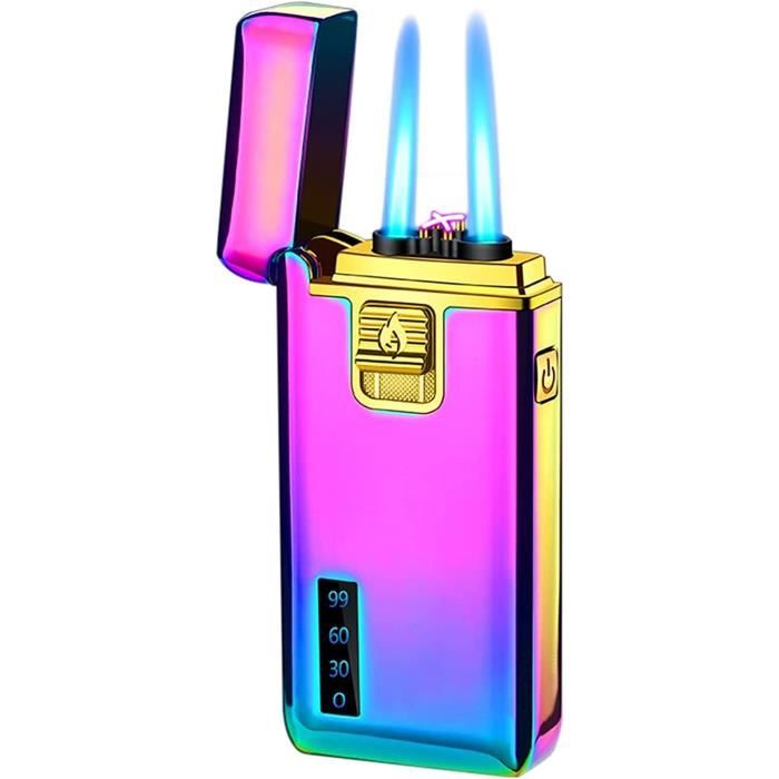 Briquet Torche, Briquet Électrique Usb 2 En 1, Briquet Au Butane À ...