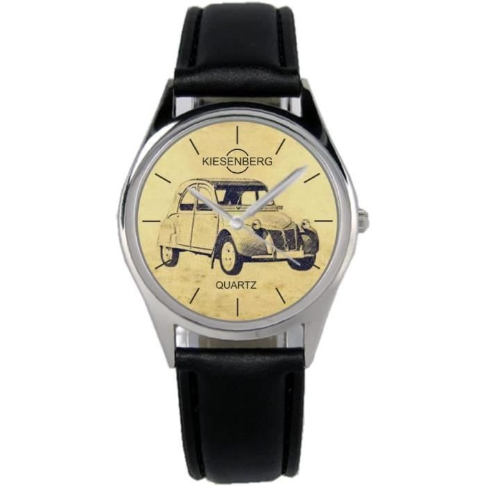 Montre Homme - KIESENBERG - Quartz Analogique - Bracelet En Cuir ...