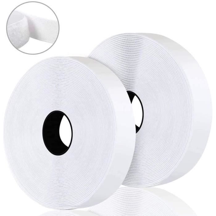 8M*2 Blanc Bande Agrippantes Adhésives Rubans Adhésifs Bande Ruban ...
