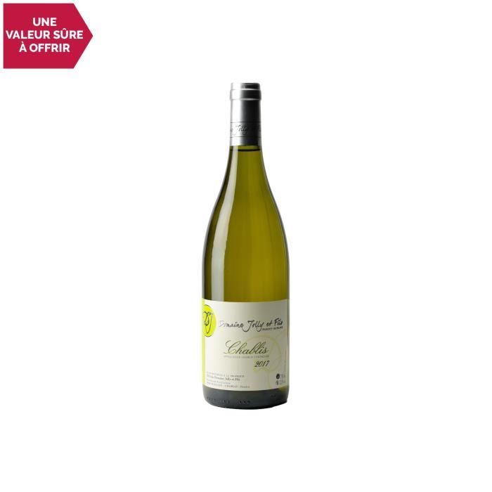 Chablis Blanc 2017 - Domaine Jolly - Vin AOC Blanc de Bourgogne - 75cl ...