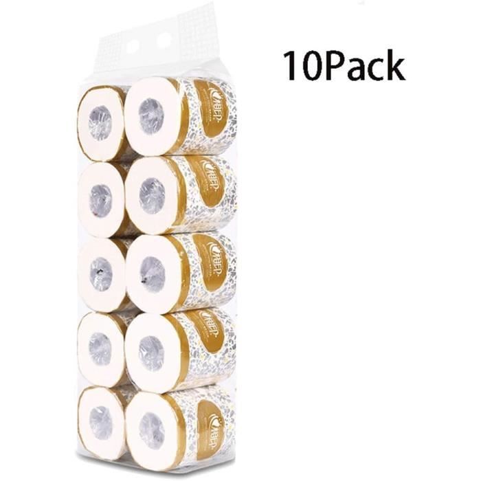 Papier toilette Papier en rouleau 10 rouleaux de papier hygiénique ...