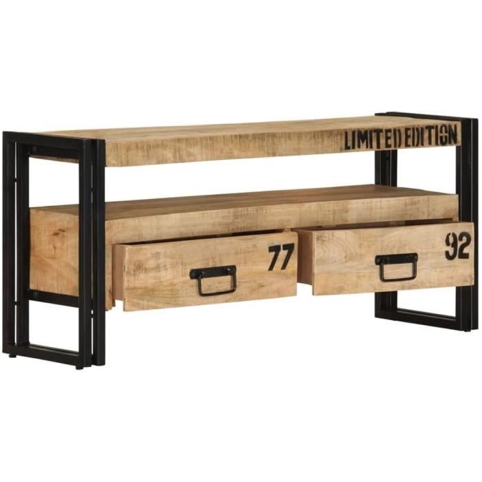 Meuble TV Armoire Bas Mobilier TV Armoire HiFi Meuble Multimédia ...