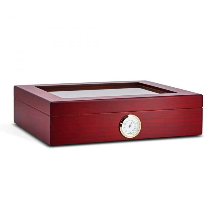Boite cigares vitrée acajou - Cdiscount Au quotidien