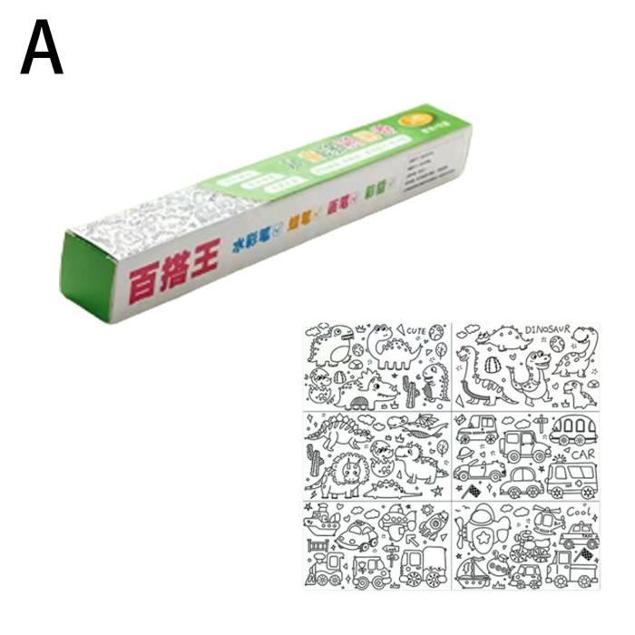 Jeu de coloriage,Rouleau de papier à colorier pour enfant,300CM,sans ...
