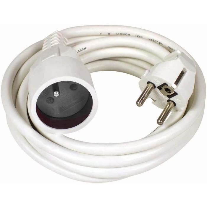 Dio013121 Rallonge Electrique Adaptateur Multiprise 4 Prises-Prolongateur Film Ho5Vvf 3G1,5 5M ...