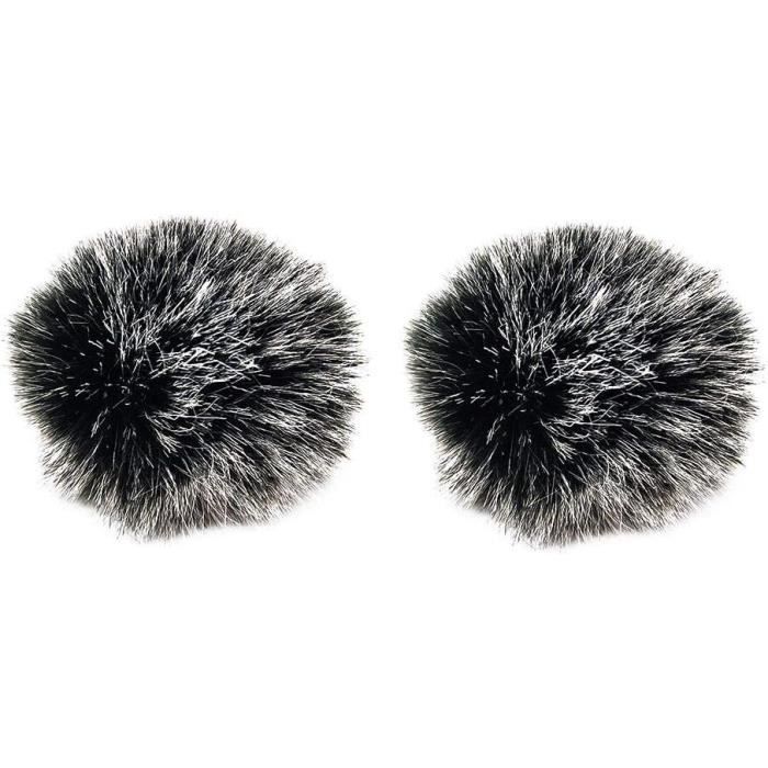 Furry Windscreen Micro Anti Vent Bonnet Microphone 2 Pack 0.5Cm Manchon ...