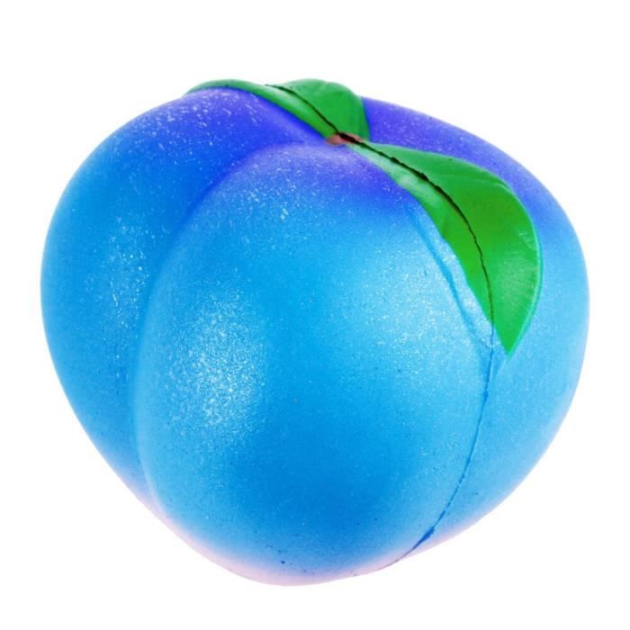 Soft Squish Fruit Anti-stress Squishy Set Jumbo Peach Watermelon ...