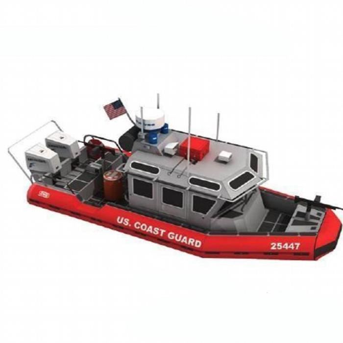 CRAZE US Coast Guard Speedboat DIY Military Warship Origami 3D Paper ...
