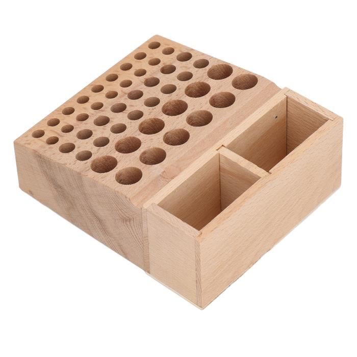 EJ.life Leather Tool Holder, Leather Working Tool Holder Wooden for ...